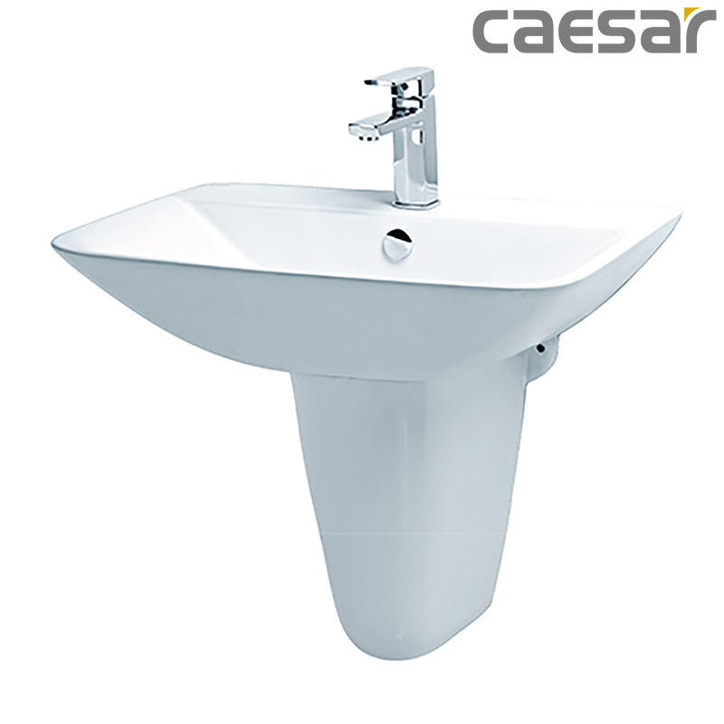 Chậu rửa Lavabo treo tường Caesar L2365 + Chân treo P2443 - Thiết bị vệ sinh Caesar chính hãng ...